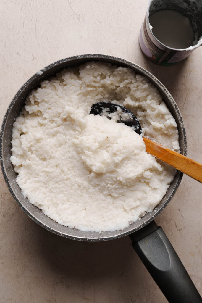 Traditional Kiribath (Sri Lankan Milk Rice)