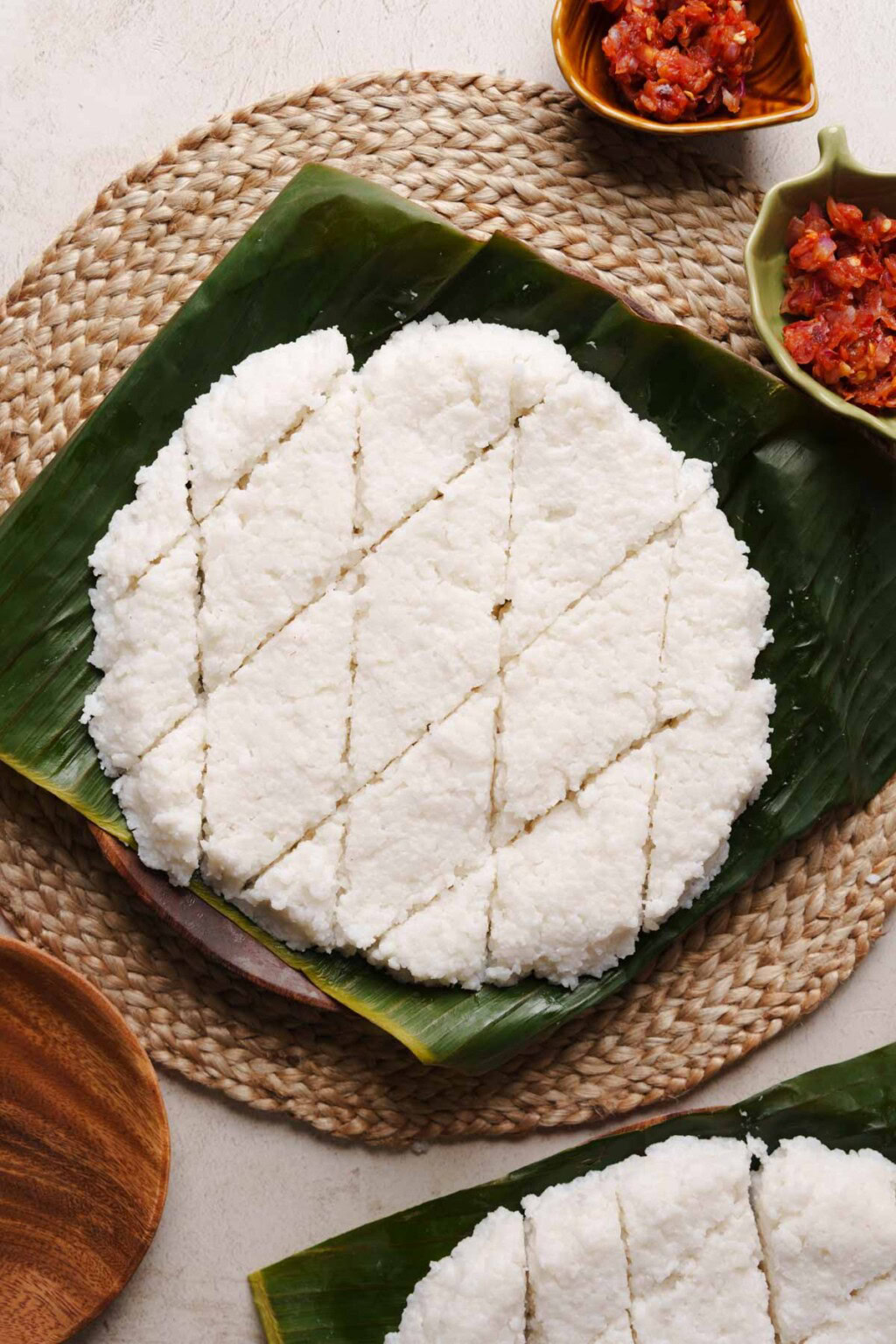 Traditional Kiribath (Sri Lankan Milk Rice)