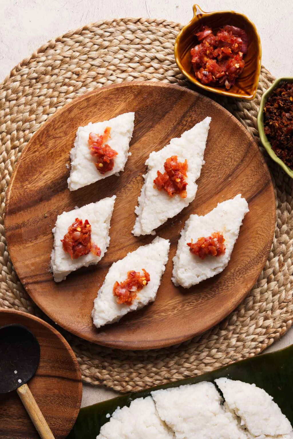 Traditional Kiribath (Sri Lankan Milk Rice)