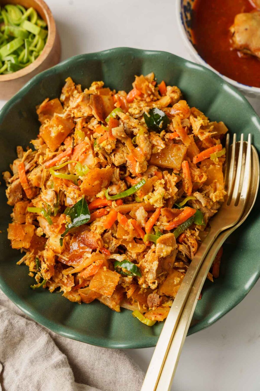 Sri Lankan Kottu Roti (Chicken Kottu Recipe)