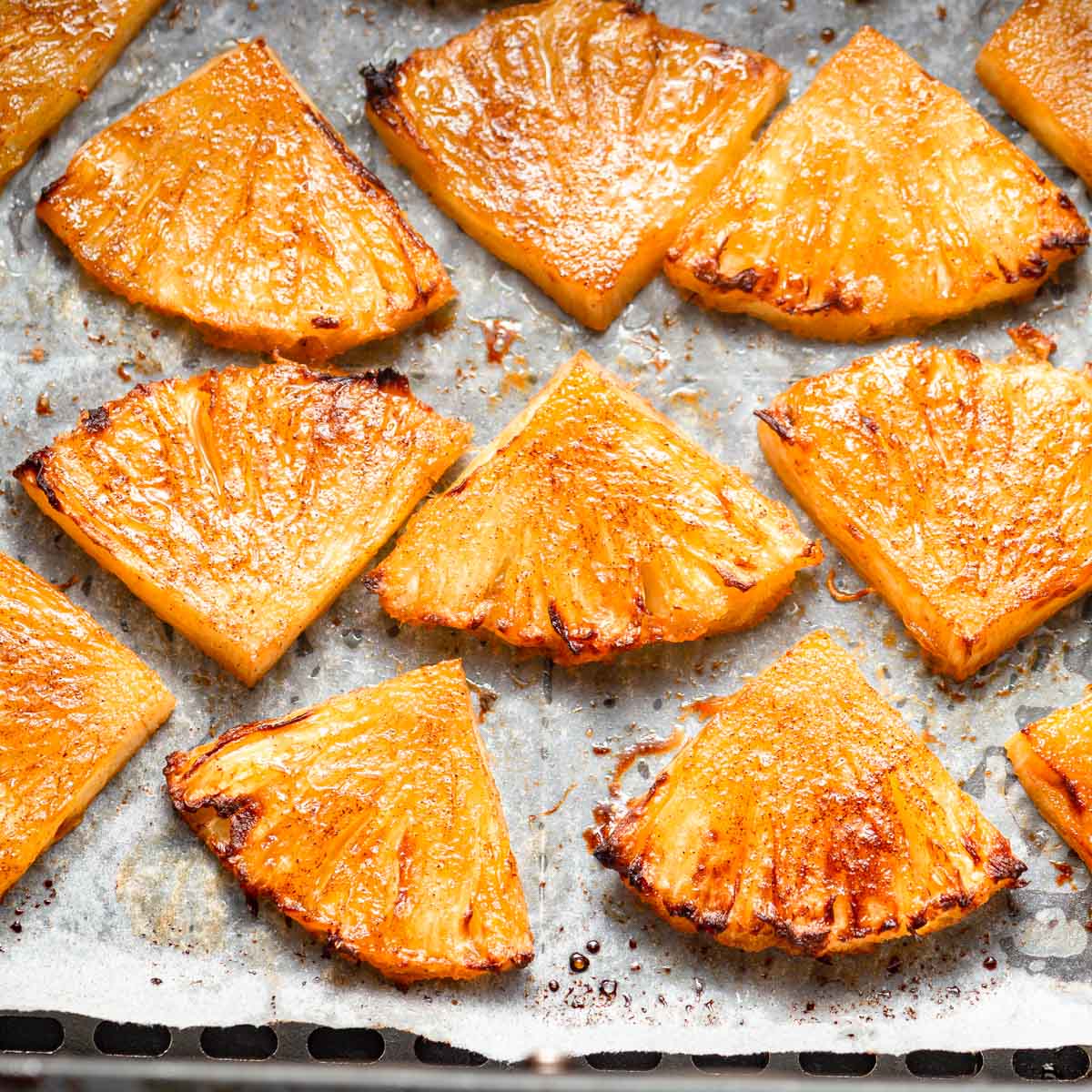 Air Fryer Pineapple With Cinnamon