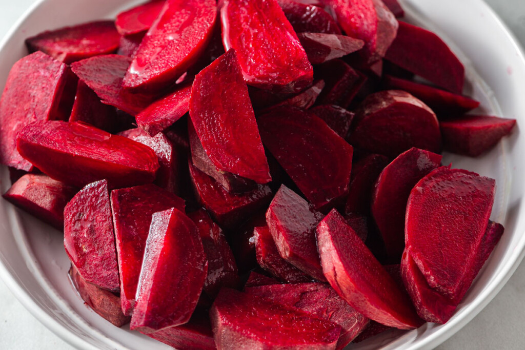 Easy Roasted Air Fryer Beets (in 15 mins) - Love And Other Spices