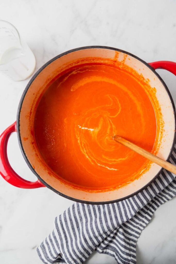 Creamy Tomato Soup With Canned Tomatoes