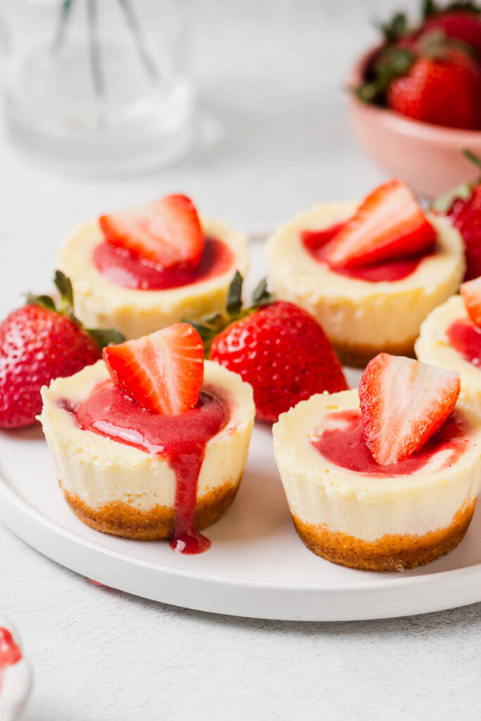Mini Strawberry Cheesecakes Recipe